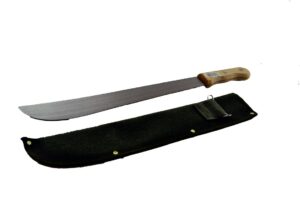 MACHETE 400MM WOODEN HANDLE WITH SHEATH M205 - A.Bassa & Sons