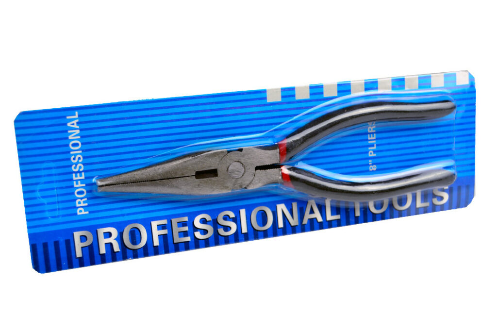 PLIERS LONG NOSE 200MM - A.Bassa & Sons